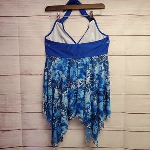 Modlily | Swim | Modlily Womens Halter Swimdress Set Asymmetrical Hem ...